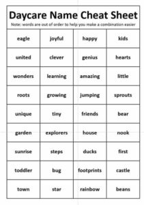 5 Super Easy Name Ideas for a Daycare Business • The Daycare Lab