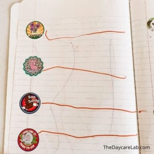 5 Easy Sticker Prewriting Activities for Preschoolers • The Daycare Lab